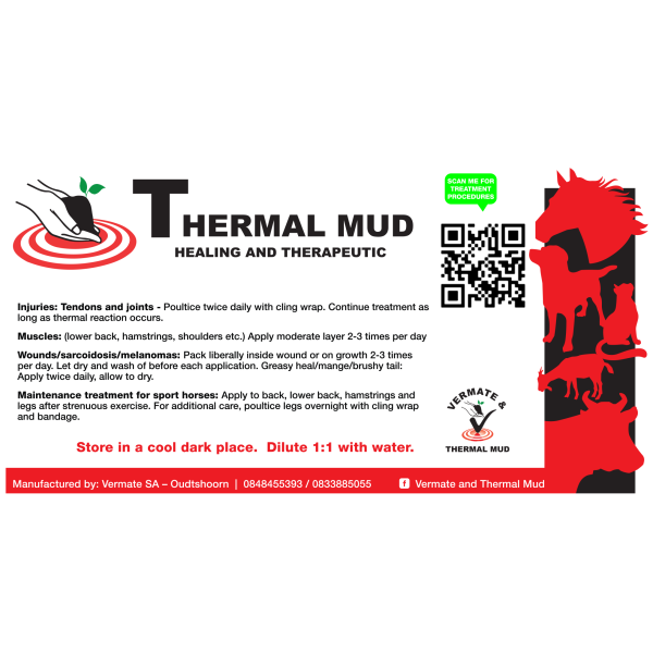 Thermal Mud 2.5 liter - Vermate and Thermal Mud